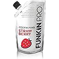 Funkin Pro Strawberry Puree for Cocktails, Cooking & Baking, Real Fruit ...
