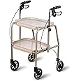 HOMECRAFT Mobility Walker Trolley with Wheels - Adjustable Walking ...