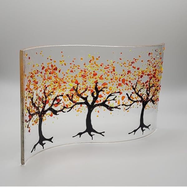Fused Glass Tree Art