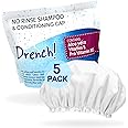 Drench! No Rinse Shampoo Caps - Waterless Shampoo and Conditioner Hair ...