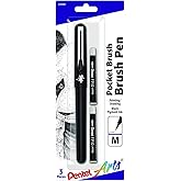 Pentel Refillable Pocket Brush Pen | Fade-resistant | Water based ...