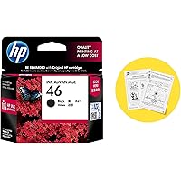 HP 46 Tri-Color Original Ink Advantage Cartridge, Multi-Color Pack ...