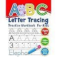 ABC Letter Tracing Practice Workbook for Kids: Learning To Write ...