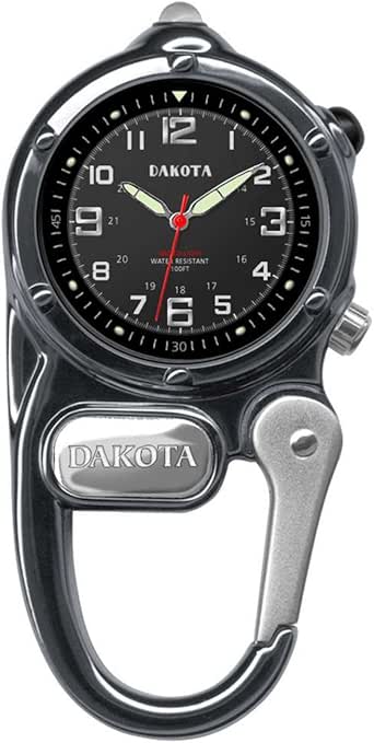 Dakota Watch Co 5000053-SSI Dakota Watch Company Gunmetal Mini Clip ...