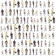 szzijia 1:100 100pcs Colorful Painted Mixed Model People Figure Layout ...