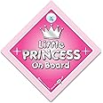 Little Princess on Board Sign, Baby on Board Sign for Princesses ...