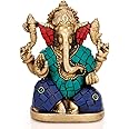 Buy Collectible India Brass God Ganesh Idol Statue - Ganesha Murti for ...