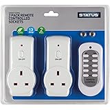 STATUS Remote Control Socket | White Remote Control Plug UK | Pack of 3 ...