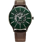 Titan World Time Quartz Analog with Date Black Dial Brown Leather Strap ...
