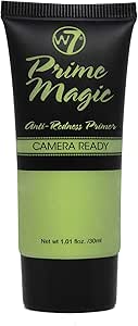 W7 Prime Magic Anti-Redness Face Primer - Green Colour Correcting Face ...