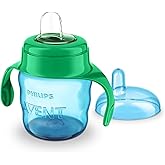 Buy AVENT Philips Silicone Classic Spout Cup with Handle Green/Blue | 200ml (SCF551/05) Online ...