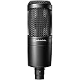 Audio-Technica AT2020 Cardioid Condenser Studio XLR Microphone, Ideal ...