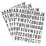 Vinyl Letters Black Stickers 24mm : Amazon.co.uk: Home & Kitchen