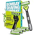Bombay Shaving Company Sensi Smart 3 Razor with Cartridge (Pack of 4 ...