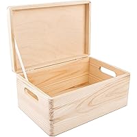 Creative Deco XXL Grote Houten Doos Opberg-Kist | 40 x 30 x 24 cm ...
