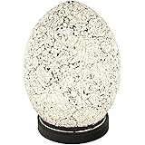 Britalia LED Blue Mosaic Tile Vintage Egg Table Lamp 20cm | 470 Lumen ...