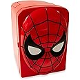 Marvel Spider-Man 4-Liter Mini Fridge Thermoelectric Cooler | Holds 6 ...