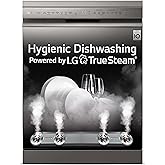 LG 14 Place Setting Free Standing Dishwasher with QuadWash, EasyRack ...