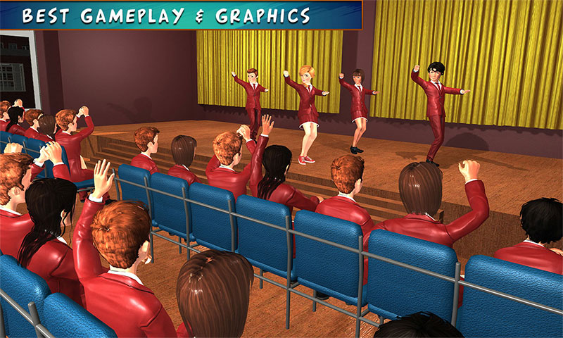 High School Girl Simulator Game, Virtual Life School Adventure Games 3D ...