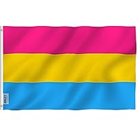 ANLEY Fly Breeze 3x5 Foot Bi Pride Flag - Vivid Color and UV Fade Resistant - Canvas Header and ...