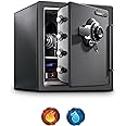 Sentry Safe SFW123DSB Fireproof and Water Resistant, 33.6L, Preset dial ...