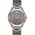 Buy Michael Kors Analog Grey Dial and Band Men's Stainless Steel Watch ...
