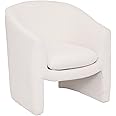 Atmosphera - Fauteuil Kunjo - Bouclette - Blanc : Amazon.fr: Cuisine et Maison