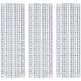 ELEGOO 3Pcs Mb 102 Breadboard 830 Point Solderless Prototype Pcb Board ...