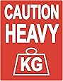 Pack of 100 'Caution Heavy' Packing Stickers/Sticky Labels - Other ...