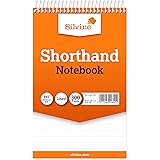 SHORTHAND NOTEBOOK SPIRAL PAD 80 SHEETS - 160 PAGES 8 x 5 PACK 10 ...
