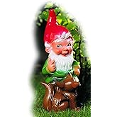 Zwerg als Angler, 25cm groß : Amazon.de: Garten