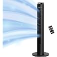 Air Pro Smart 46" Tower Fan- Oscillating Bladeless Fan with Remote ...