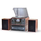 Steepletone Capitol Music Stack System, CD Burner. CD RECORDING 6-in-1 Modular Music System ...