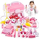 34PCS Doctors Set for Kids Pretend Playset & Role Play Doctor Toys For ...