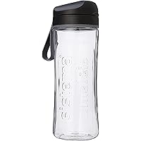 Sistema Hydrate Tritan Swift Water Bottle | 600 ml | Leakproof Water Bottle | BPA-Free | Black ...