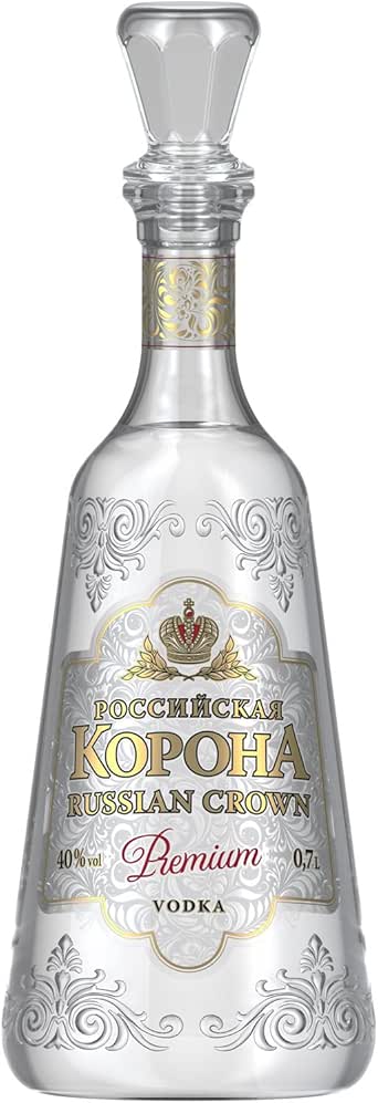 Vodka Rossijskaja Korona Premium 0,7L russischer Wodka russian crown ...