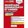 Amazon.fr - Concours Secrétaire administratif et SAENES - Catégorie B - Cours et QCM en 56 ...