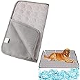 Pet Cooling Mat, Extra Large Ice Silk Dog Cooling Mats Breathable ...