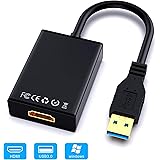 RayCue USB 3.0 to HDMI Adapter, USB to HDMI Adapter, HD 1080P Video ...