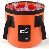 XYUXWLG Folding Water Bucket, 12L Collapsible Portable Lightweight ...