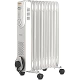 Pro Breeze® 2500W Oil Filled Radiator, 11 Fin - Portable Electric ...