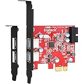 SINLOON PCI Express a doppia scheda USB 3.0 a 19 pin PCI-e a adattatore per porte maschio ...