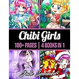 Chibi Girls Horror: An Adult Coloring Book with Adorable Anime ...