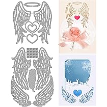 Plantilla Recortable Para Camiseta Con Alas De ángel Angel Dxf Etsy