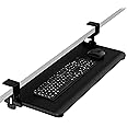 ERGOMAKER Computer Keyboard Stand Under Desk with C-Clamp Stand, Ergonomic Keyboard Tray for ...