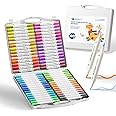ENMY Dual Tip Acrylic Paint Markers, 60 Colors Acrylic Paint Marker ...