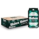 Mahou Classic, Pack 24 Cans x 33cl, Golden Beer Lager, Authentic Mahou ...