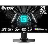 MSI G274QPX 27 Inch 2K WQHD Gaming Monitor - 2560 x 1440 Rapid IPS ...
