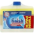 Finish Dual Action Dishwasher Cleaner 2 x 250 ml (Pack of Two) : Amazon ...