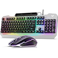Amazon.in: Buy AULA T102 Gaming Keyboard and Mouse Combo | RGB Backlit ...